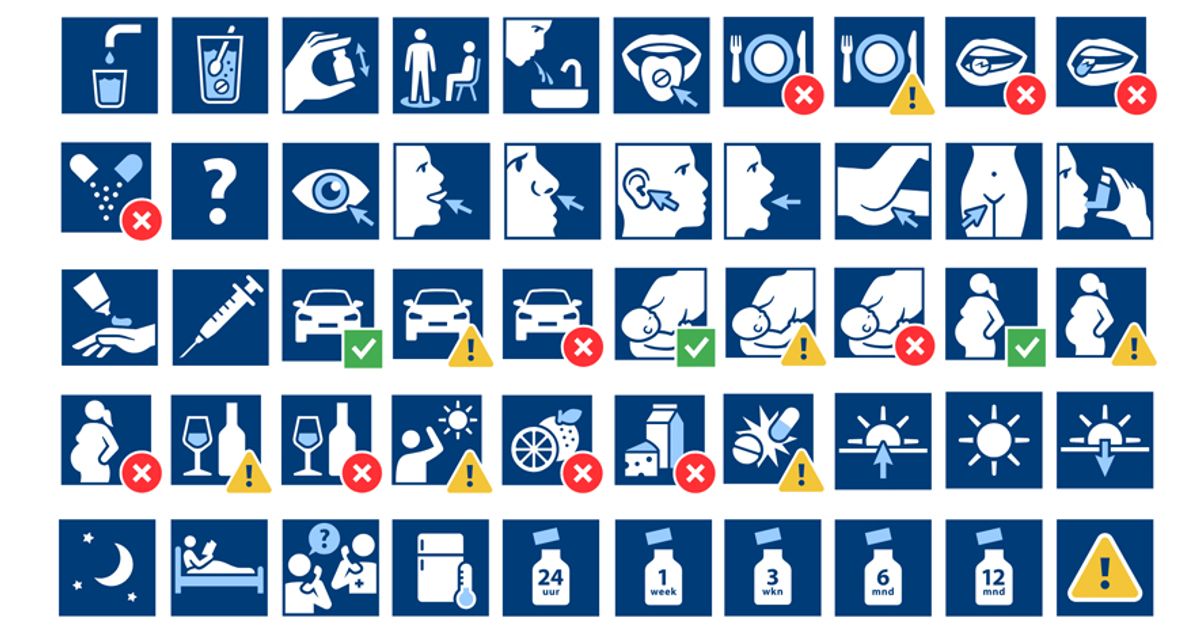 Nieuwe pictogrammen maken medicijngebruik veiliger en duidelijker | Radar