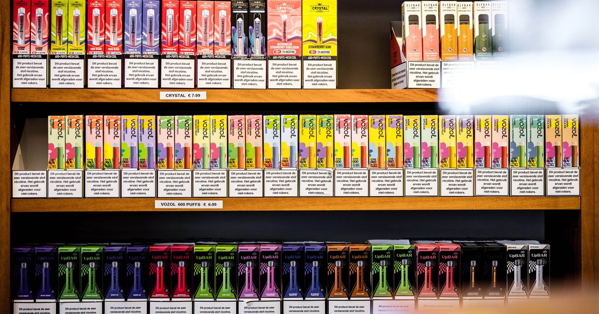 Ondanks verbod nog steeds vapes met een smaakje te koop | Radar