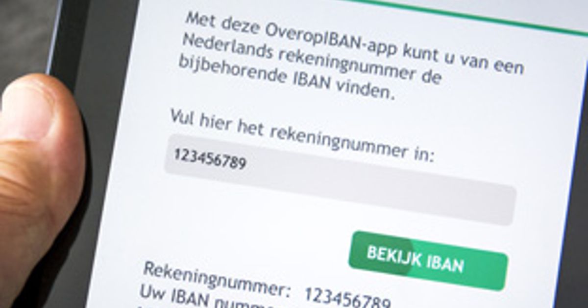 Nog miljoenen passen met oude rekeningnummers | Radar