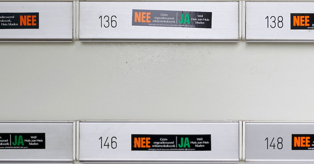 De Nee/Ja-sticker op je brievenbus wordt digitaal | Radar