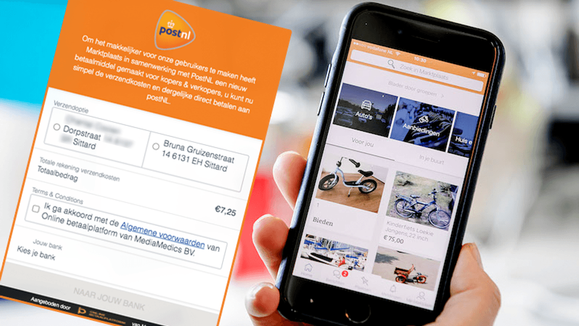 Gebruik jij Marktplaats? Pas op voor oplichtingstruc met 'PostNL ...