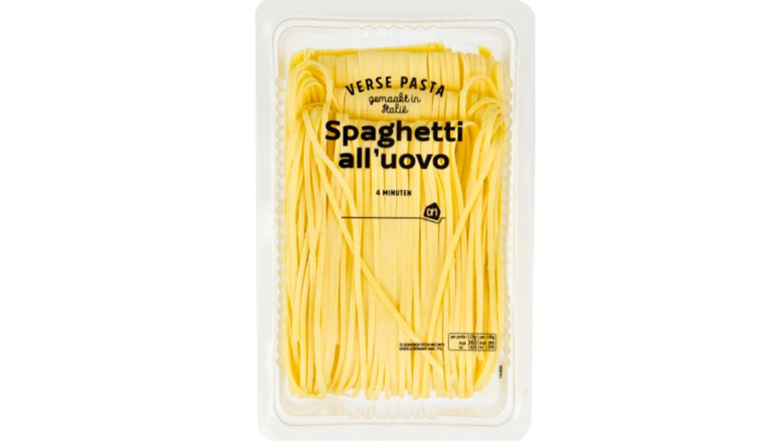 Fout etiket op verse spaghetti Albert Heijn - Radar - het ...