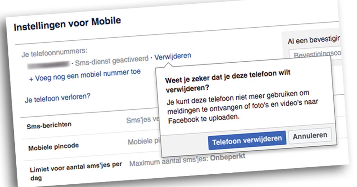Zo voorkom je dat je nummer op straat komt via Facebookbugs | Radar