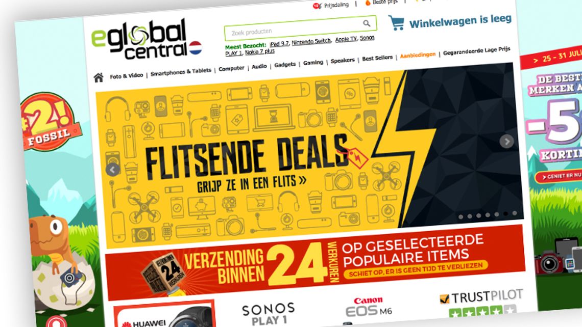 Elektronica kopen bij webshop eGlobal Central: waar moet je rekening ...