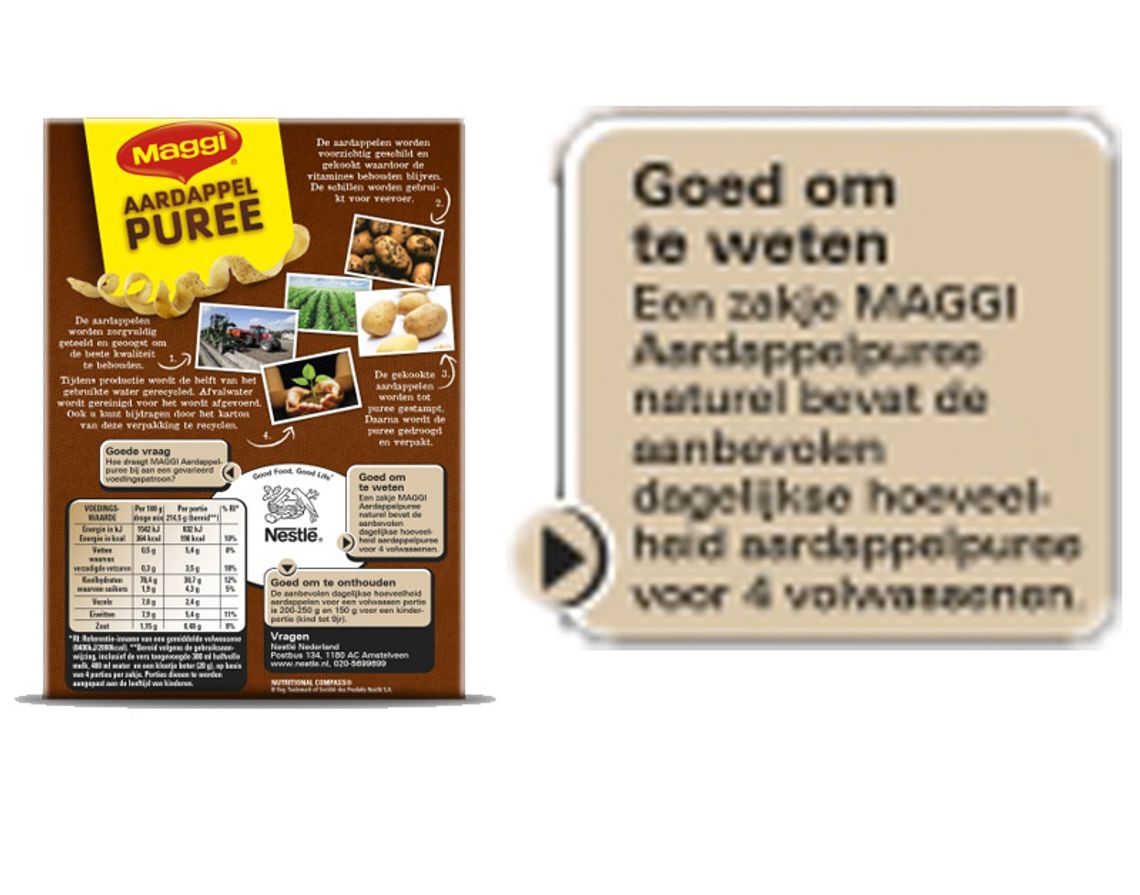 'Toch maar niet dagelijks puree uit zakje' - Radar - het ...